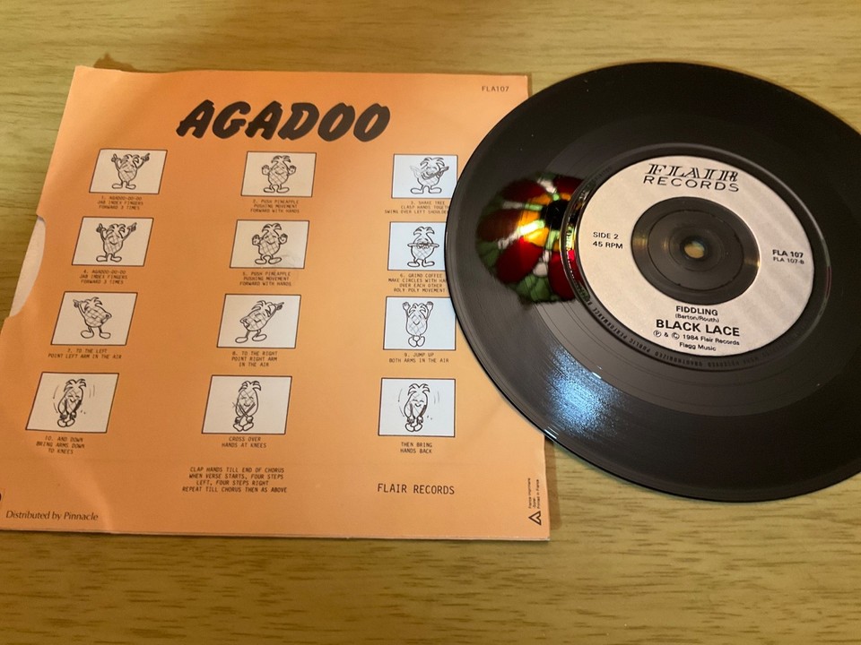 Black Lace Agadoo 7" Vinyl - free post | eBay UK