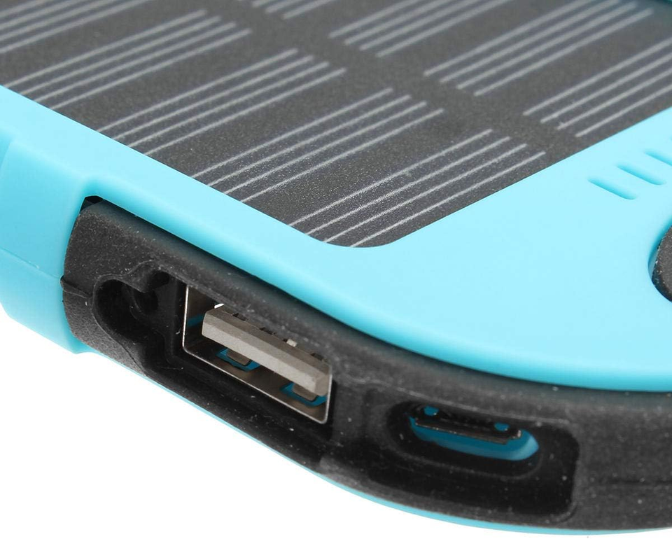 Energia Solare Power Bank Di 5000 Mah Solar Power Bank Dual 2 USB ...