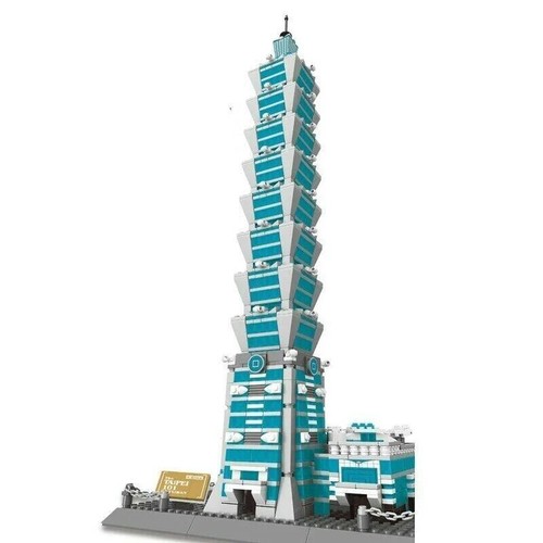 The Taipei 101 Tower DIY Model Building Blocks Sets Architecture MOC ...