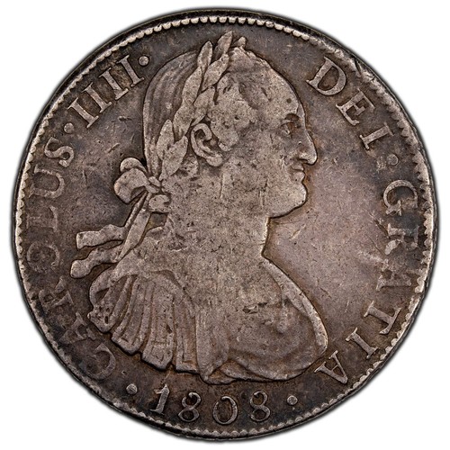 Mexico 1808 Charles IV Mo-TH 8 Reales Silver Coin | eBay
