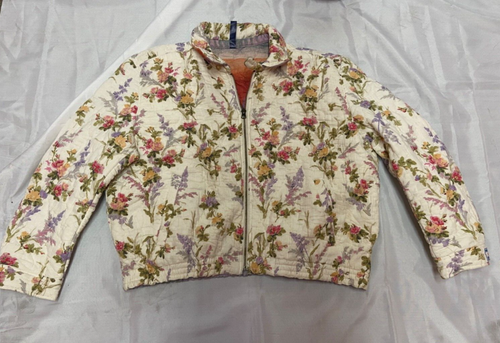 POLO RALPH LAUREN Reversible Quilted Bomber Jacket Aztec / Floral XXL ...