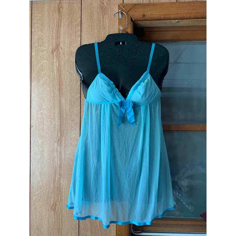 Victoria's Secret turquoise lingerie size small camis… - Gem