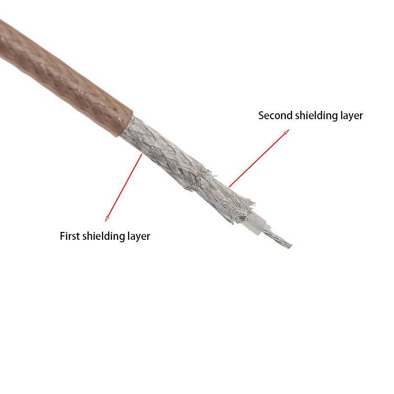 RG316-D BNC male to BNC male Connector Lot RF Pigtail Coax Cable Double ...