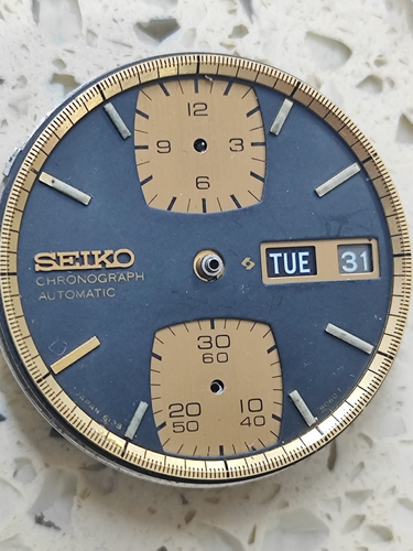 SEIKO 6138B Part Incomplete Movement with Dial Not Working Balance Ok ...