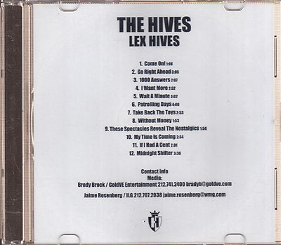 the hives lex hives cd promo | eBay