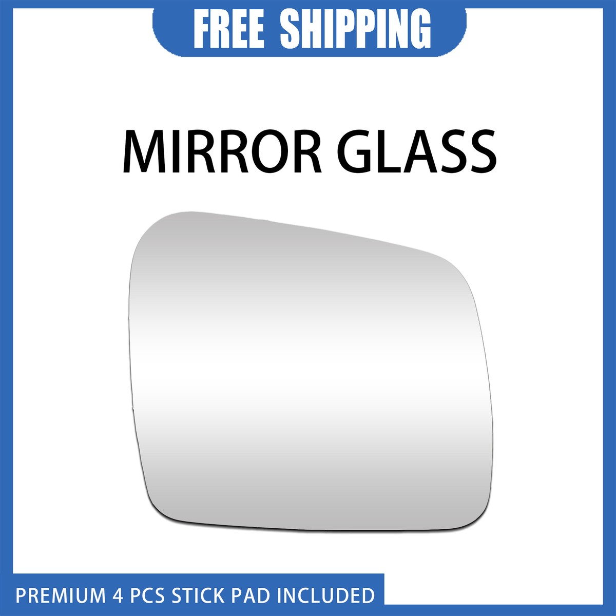 Mirror Glass Replace For 2012 2021 Dodge Durango Right Side Convex Adhesive 5416
