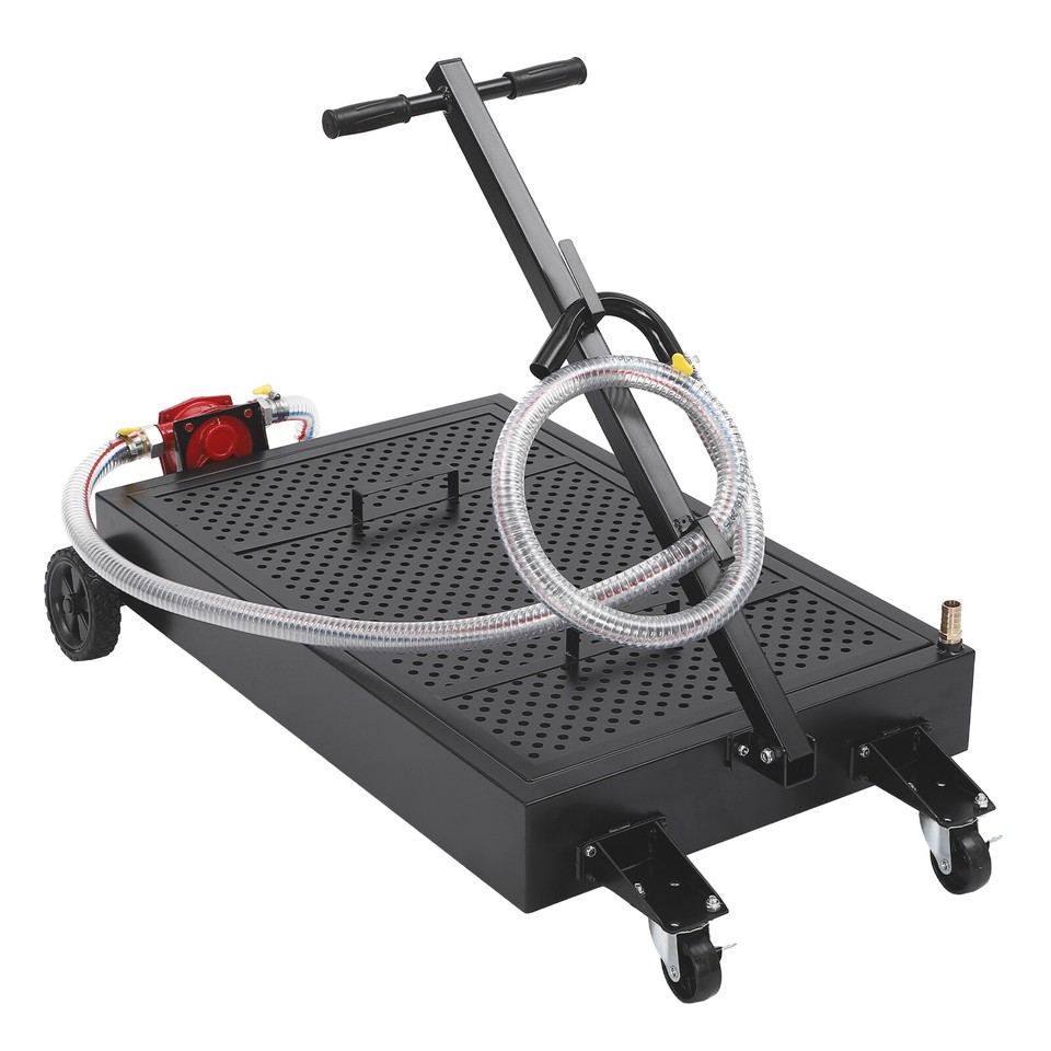 Large Oil Drain Pan Garage Shop Coolant Fluid Drip Leak Ribbed ...