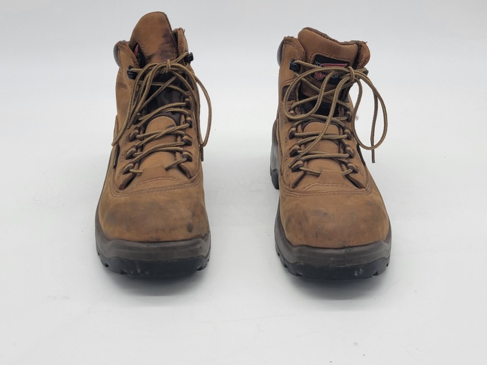 Red Wing Shoes 2327 Brown Leather Steel Toe Boots Women's Size US 7.5 D ...