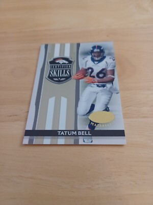 2006 Leaf Certified Materials Certified Skills #rd /800 Tatum Bell #CS ...