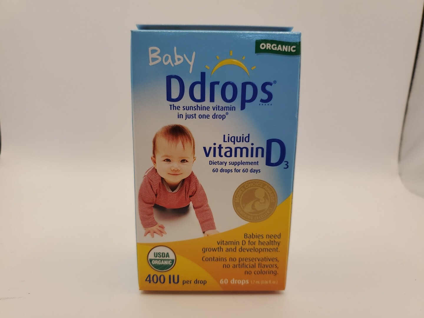 Ddrops Baby Liquid Vitamin D3 400 IU 90 Drops - 0.08 fl oz for sale online | eBay