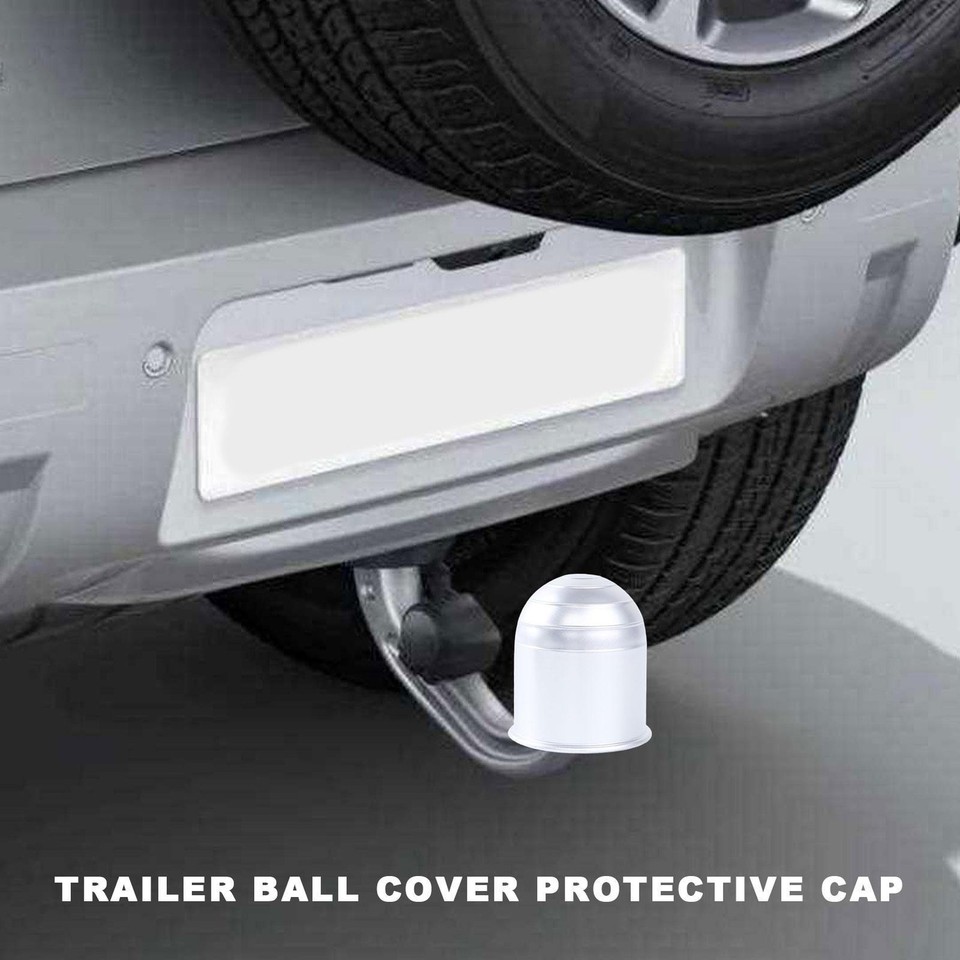 2pcs Tow Bar Ball Caps 50mm Auto Tow Ball Cover Hitch Ball Cover Socket ...