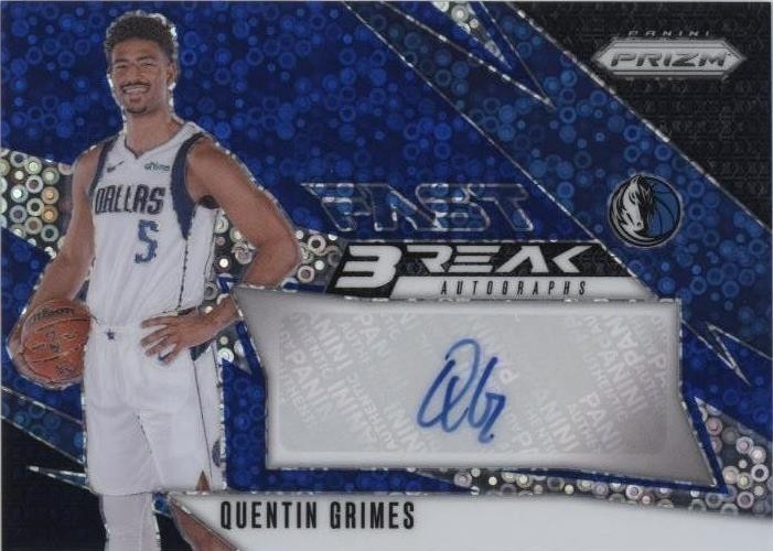 2024-25 Panini Prizm - Fast Break Autographs Quentin Grimes #FB-QGM ...