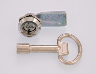 Gas Meter Lock + Key Satin Stainless Steel GAS ELECTRIC METER BOX LATCH ...