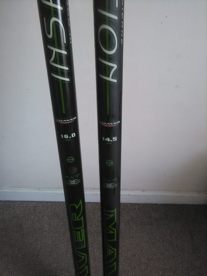 used fishing pole MAVER INSPERATION .. Spare/Replacement Pole Sections ...