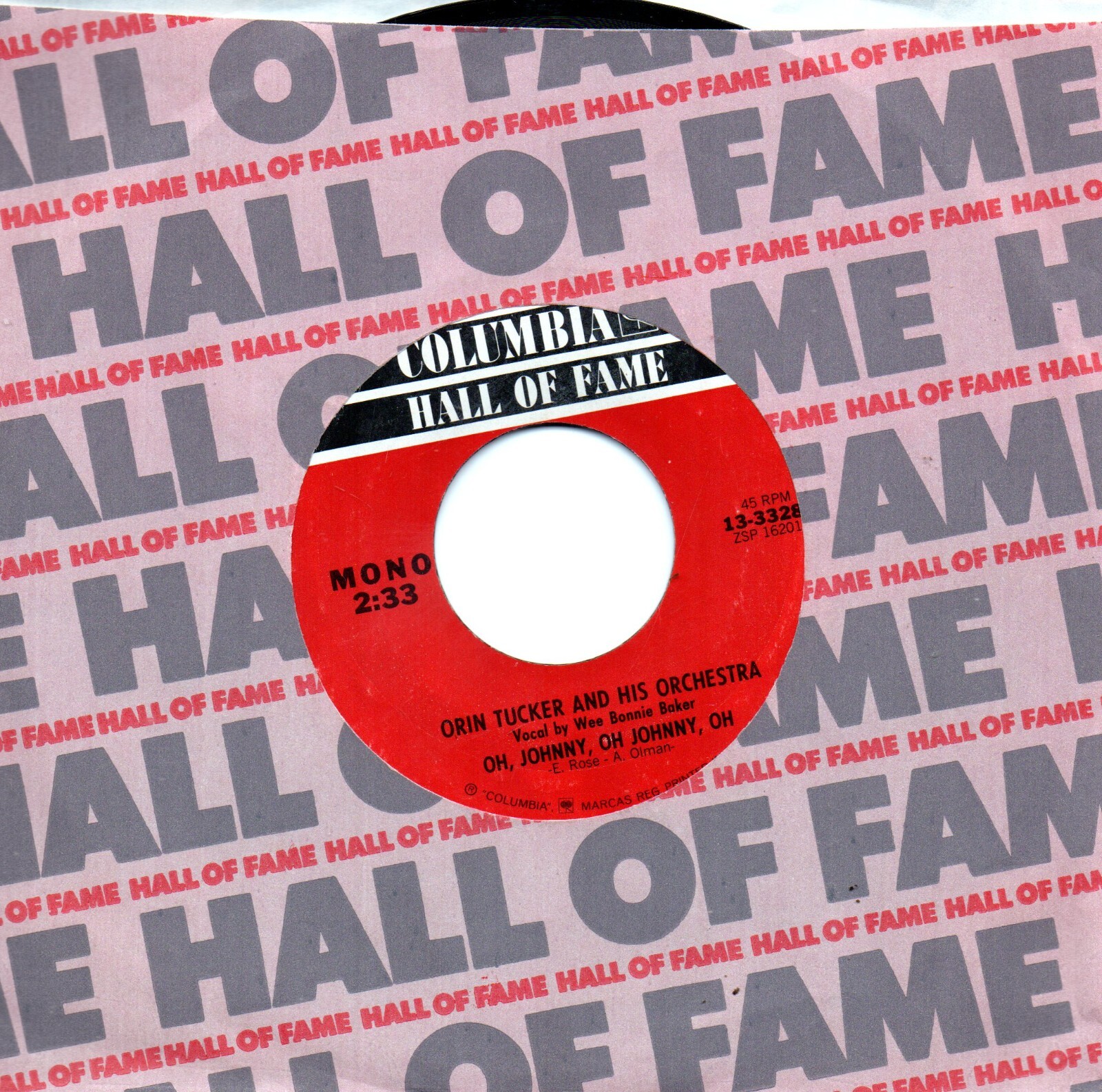 ORIN TUCKER & ORCH. - OH JOHNNY, OH JOHNNY OH / BILLY | eBay