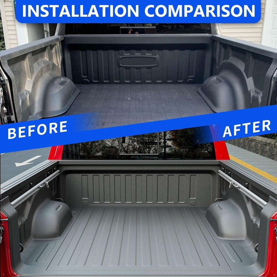 For 2019-2025 Dodge RAM 1500 5.7FT Truck Bed Rail System Side Rails Tie ...