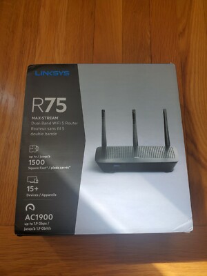 Linksys R75 AC1900 Max-Stream Dual-Band WiFi 5 Router EA7500 - Brand ...