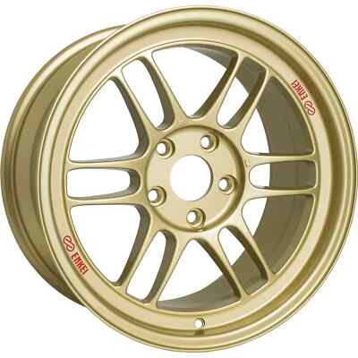 Enkei RPF1 15x8 4x100 28mm Offset 75mm Bore - Gold - Single Wheel New ...