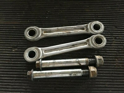 1987 KAWASAKI KX125 REAR LINKAGE SUSPENSION RODS 46102-1205 AND BOLTS ...