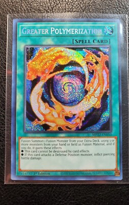 Greater Polymerization 1st Ed MP22-EN050 M PF Yu-Gi-Oh Pharoah's God's ...