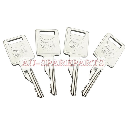 4 x Ignition Key D250 A77313 fits Case IH Bobcat Vermeer JLG Ingersol ...