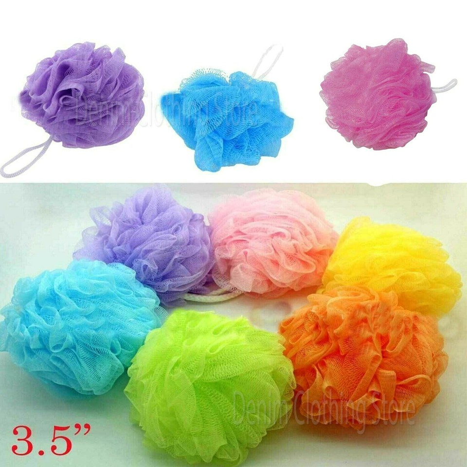 36 pcs Men Women Body Wash Bath Sponge Shower Nylon Scrubbers ...