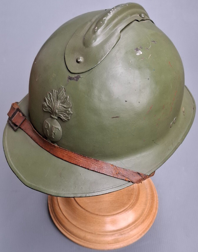 Elmetto francese elmo Adrian modello M26 fregio Fanteria 2gm WW2 | eBay