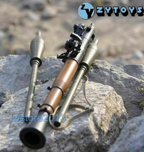 1/6 ZYTOYS Antitank Bazooka RPG-7 Weapon Scene Props For 12'' Male ...