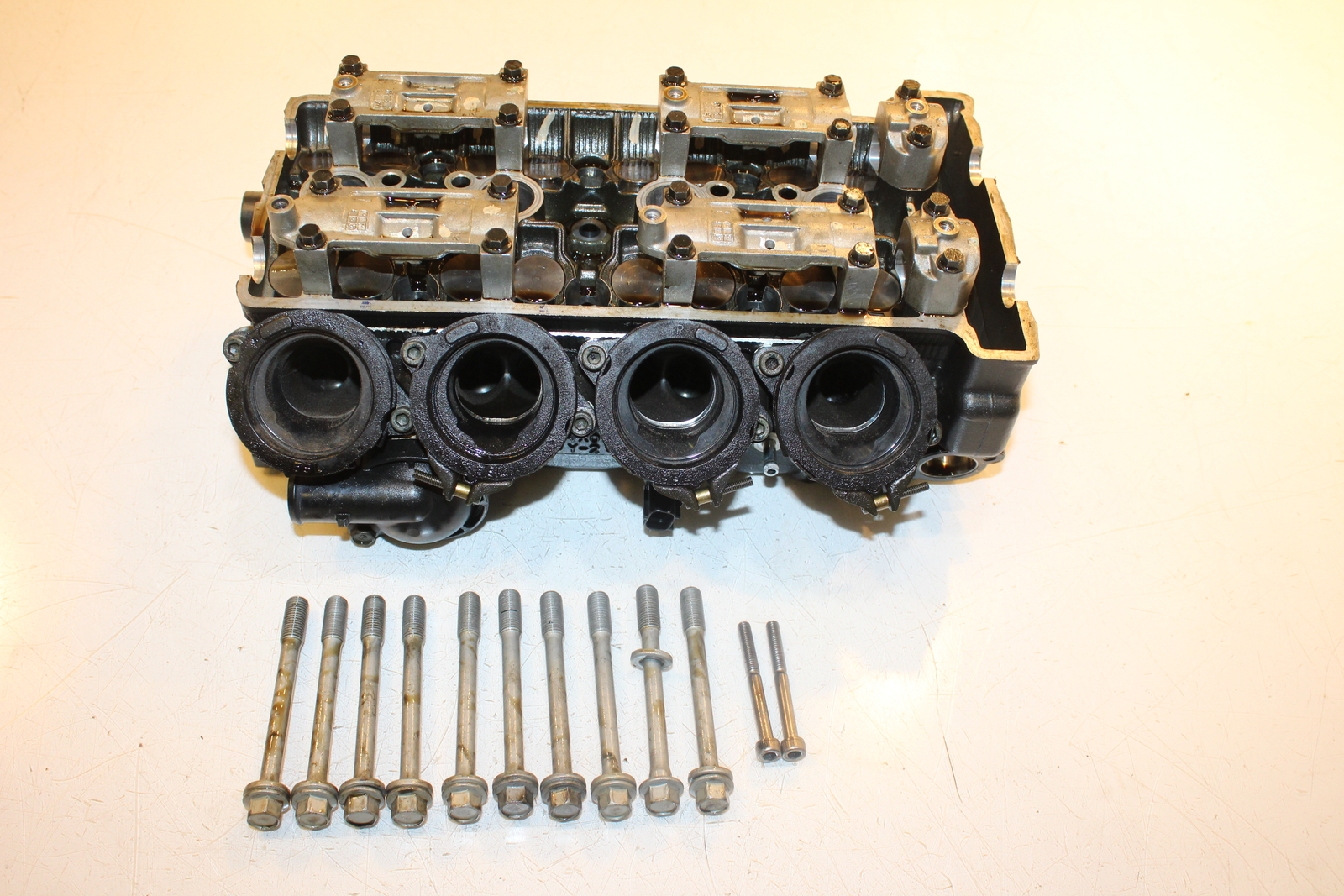 2007 Yamaha FZ6 Engine Top End Cylinder Head Valves 1B3-11101-01-00 | eBay