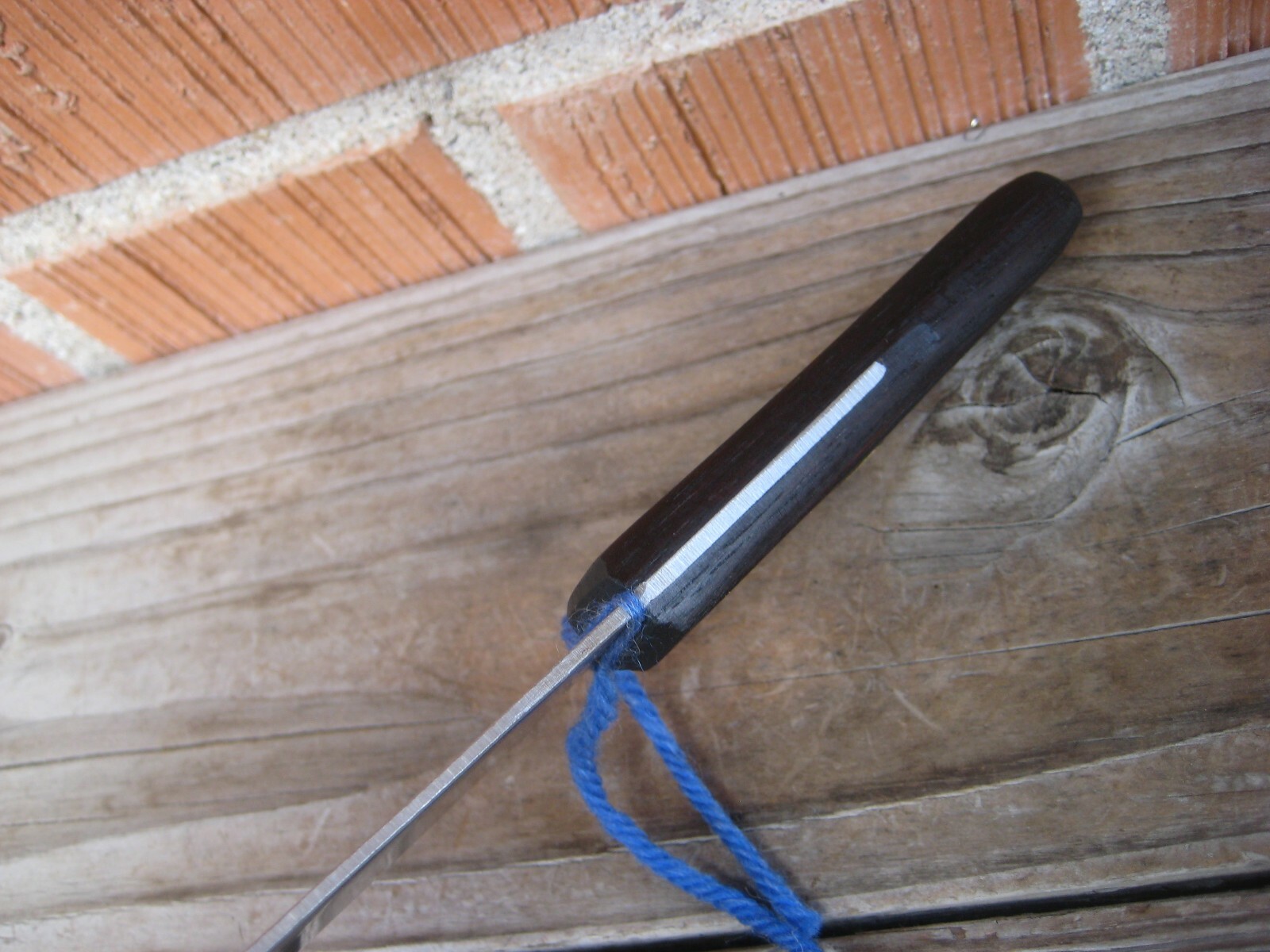 Vintage 4 1/2" Blade x 5 oz. Wt. DIAMOND TESTED ** Small Light Cleaver ...