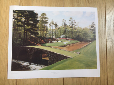 Graeme W Baxter Prints AUGUSTA USA The 12th Golf Photo Picture Art ...