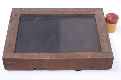 EARLY ANTIQUE CONTACT PRINTER PRINTING FRAME 15X20CM SIZE PICTURE ...