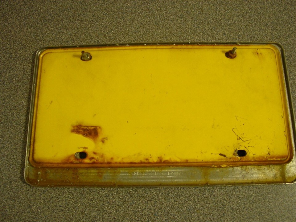 1960s Carl Beasley Ford License Plate Ford Dealer Frame York PA Don ...