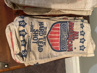 All American Hard Lead Shot Bag | eBay