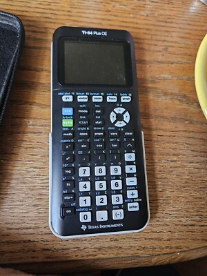 Texas Instruments TI-84 Plus CE Graphing Calculator - Black With Case ...