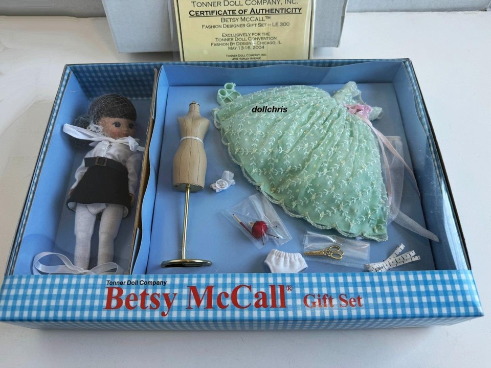 Tiny Betsy McCall Fashion Designer Gift Set NRFB BC9403 2004 Tonner ...