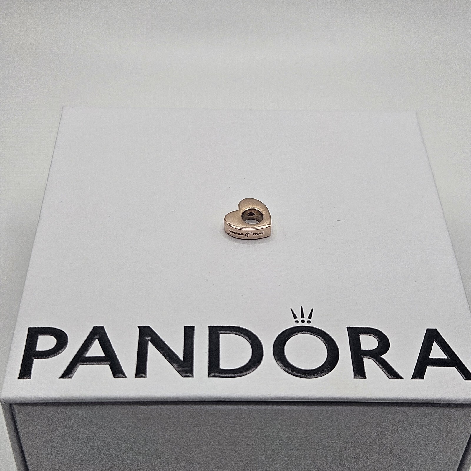 Genuine Pandora Rose Gold You & Me Red Heart Spacer C… - Gem