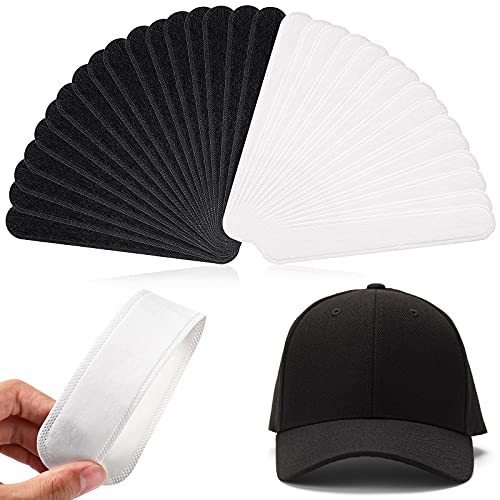 Golf Hat Liner Cap Absorbent Sweat Pad for Baseball White, Black | eBay