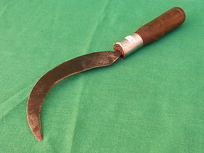 ANTICA FALCE FALCETTO CONTADINO IN FERRO BATTUTO E FORGIATO. N° S27. | eBay