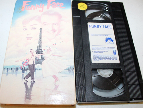 Funny Face (VHS 1957) Audrey Hepburn, Fred Astaire, Paramount, Musical ...