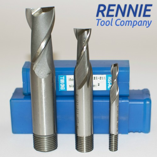 Blueline HSS 2 Flute Slot Drills Screwed Shank - All Sizes 2mm - 25mm ...