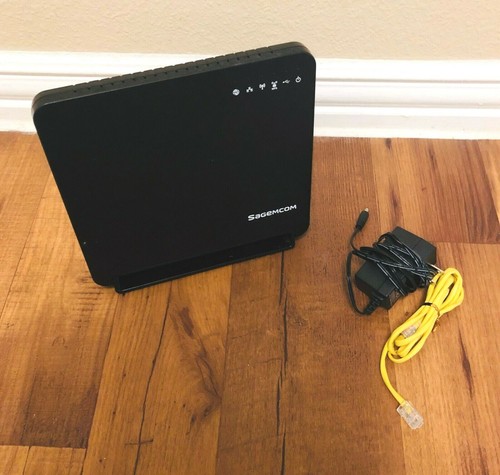 Sagemcom fast 5260 Wireless Router Dual Band Router adapter& ethernet ...
