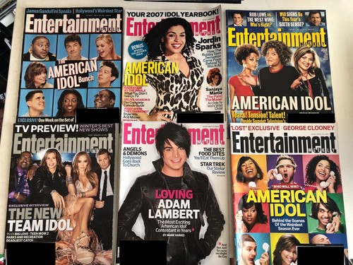 AMERICAN IDOL magazines - Ent. Weekly & Hollywood Reporter 2002-2013 ...