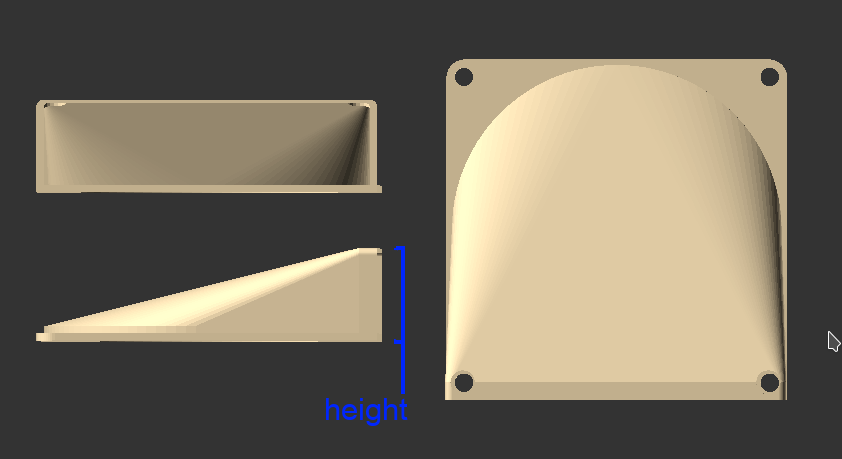 80mm 92mm 120mm 140mm RIGHT ANGLE Computer FAN DUCT Case Fan Shroud ...