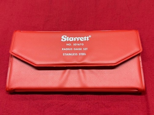 Starrett SD167GZZ Plastic Case ONLY for SD167GHZ Radius Gage Set | eBay