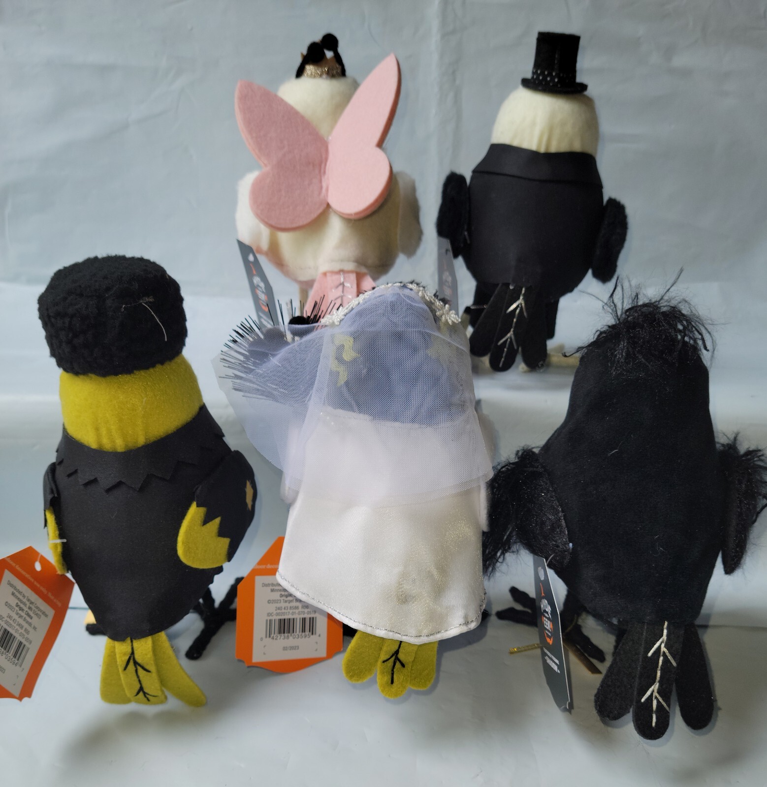 2023 Hyde & Eek Halloween Fabric Birds All 9 Featherly Friends | eBay