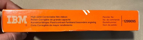 IBM by Lexmark Typewriter High Yield Correctable Film Ribbon Black ...