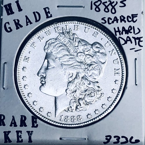 1888 S MORGAN SILVER DOLLAR HI GRADE GENUINE U.S. MINT RARE KEY COIN ...