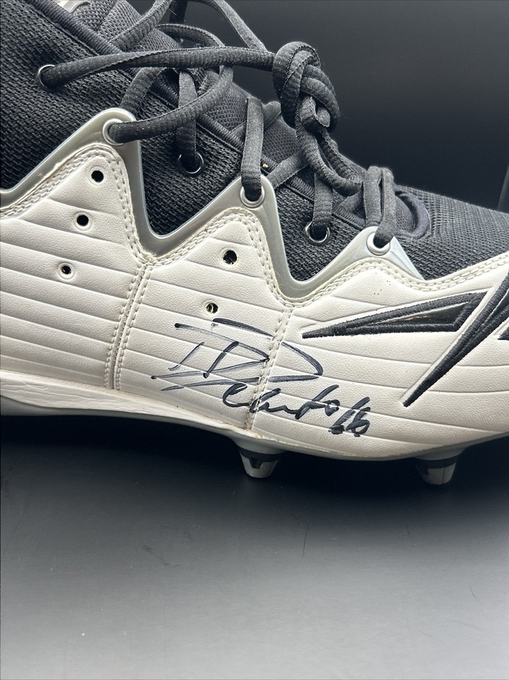 David Decastro Hand Signed Auto Reebok NFL Team Issued Shoe Spike ...