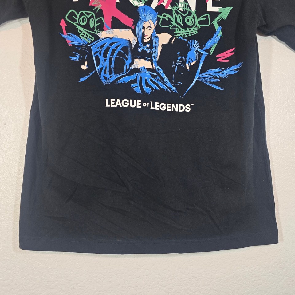 Uniqlo ARCANE League of Legend Men Large UT Graphic T-Shirt Black Short ...